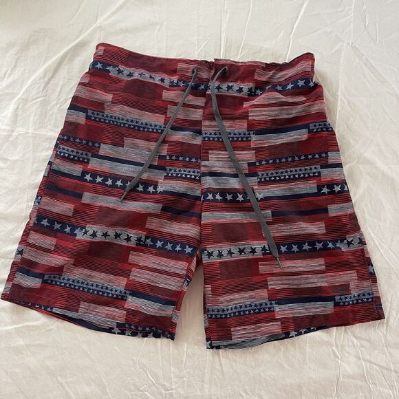 Speedo | Swim | Speedo Mens Red Bathing Suit Shorts Size Large Uv 5 ...